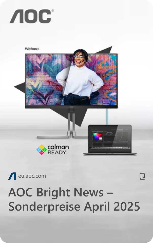 AOC Bright News – Sonderpreise April 2025